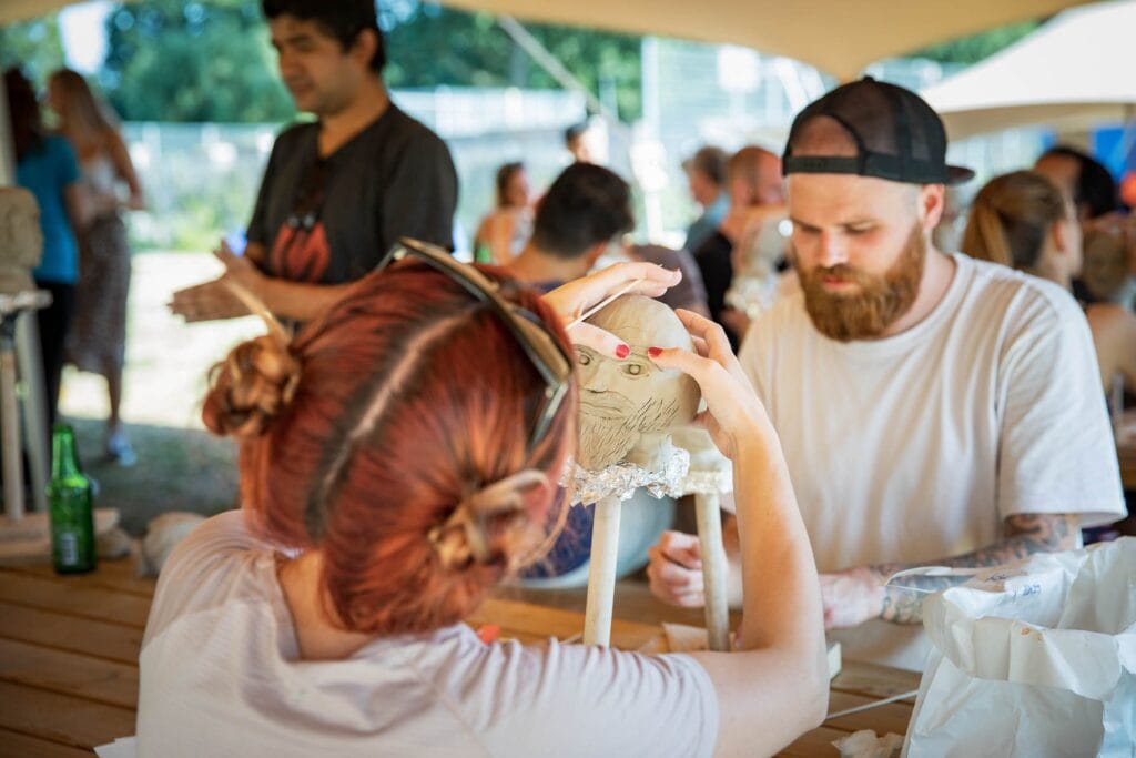 Clay Head Sculpting Workshop | Creative Workshops | Team Building Events